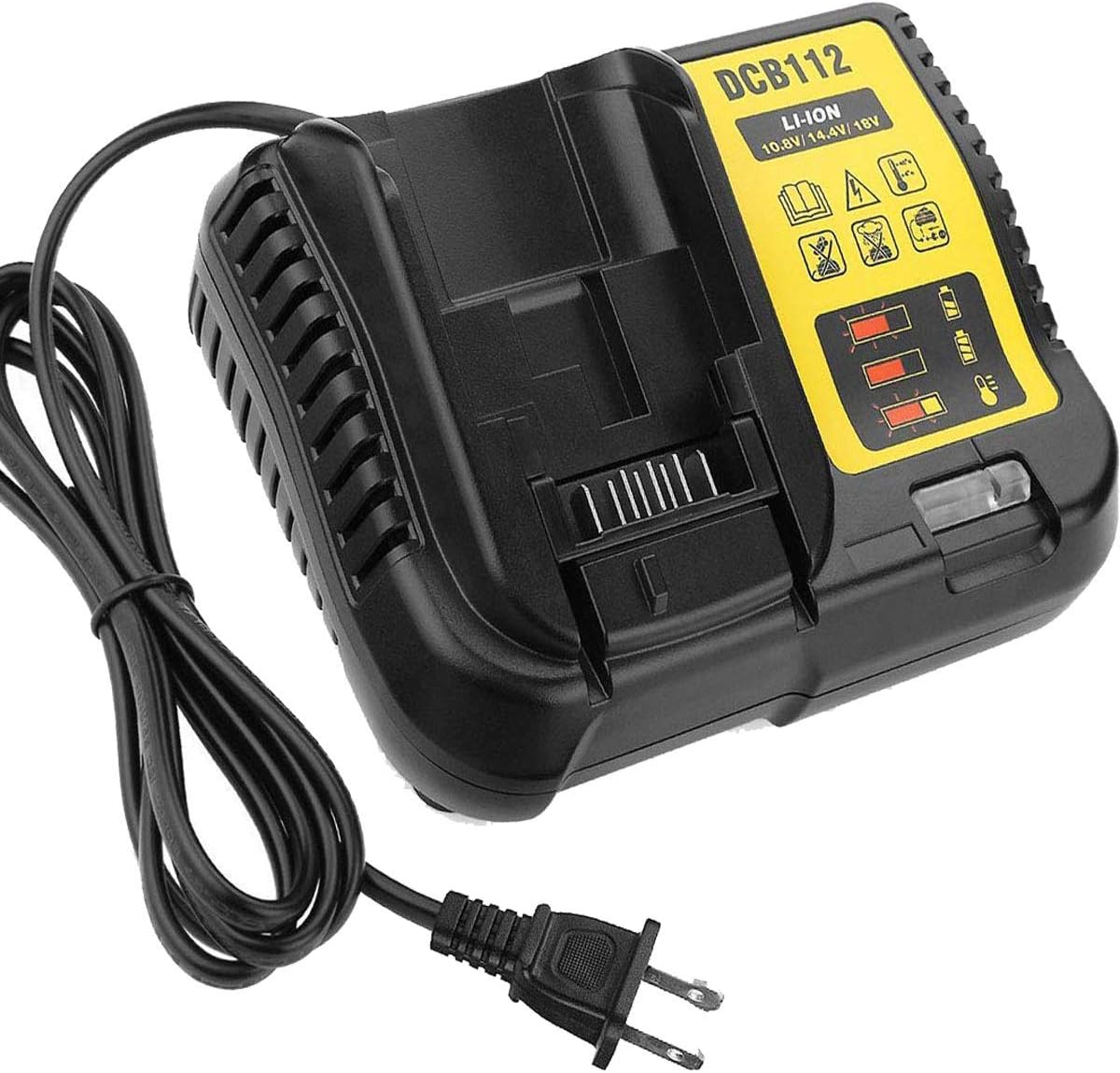 Toweryu DCB112 12V - 20V Max Lithium-ion Battery Charger Replace DCB101 ...