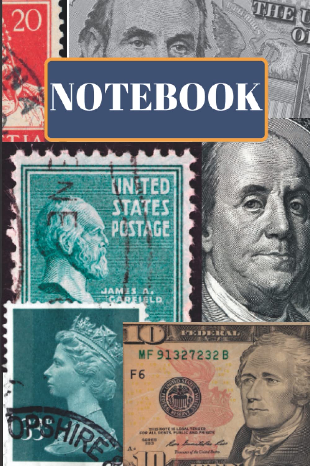 America Stamp Collecting Notebook: Beautifully Lined 4th of July ...