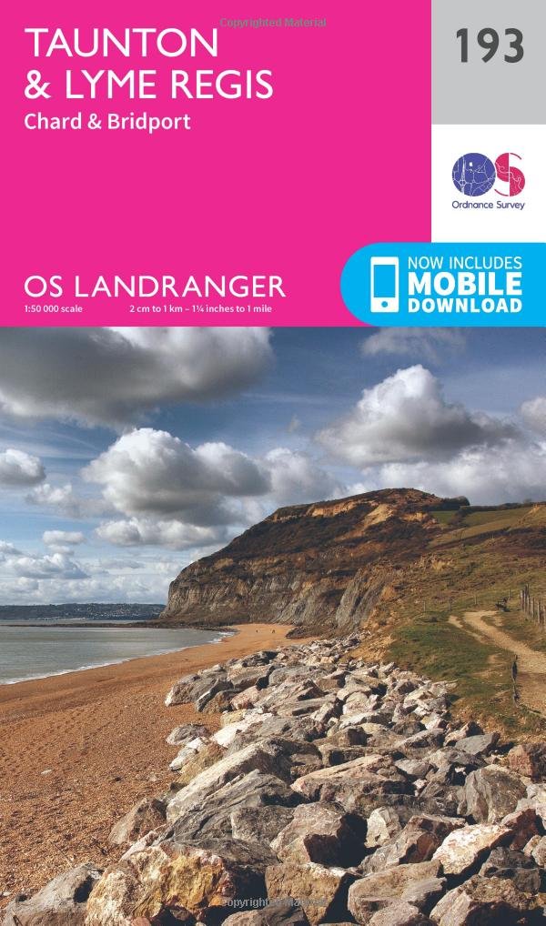 Taunton & Lyme Regis Map | Chard & Bridport | Ordnance Survey | OS ...