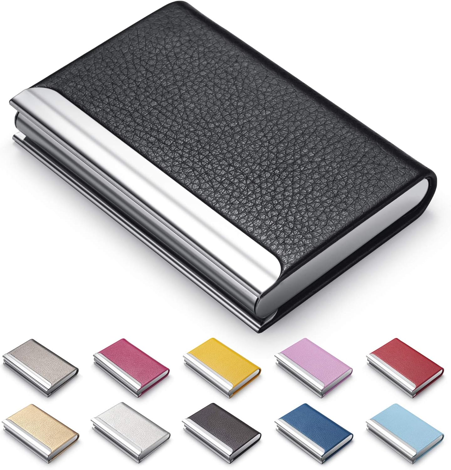 Amazon.com: MOTYAWN MAZYPO Business Card Holder, Name Multi Cards Case ...