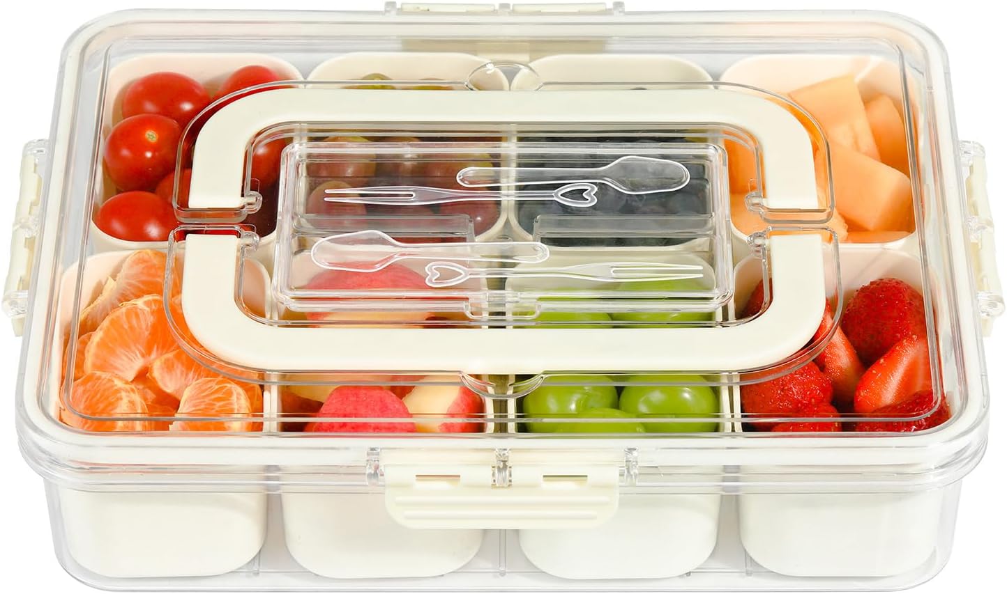 Amazon.com: UnityProtect Snackle Box Container – Divided Serving Tray ...