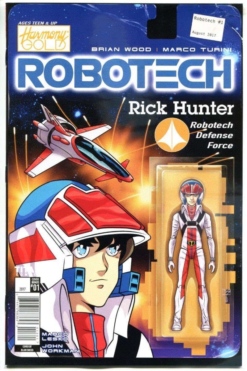 SDCC Retailer Exclusive Robotech Rick Hunter #1 Variant Edition Comic ...