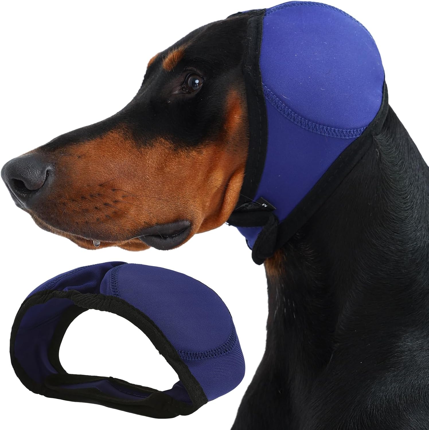 Amazon.com : Harbyel Dog Ear Muffs & Swim Cap and No Shake Ear Wrap for ...