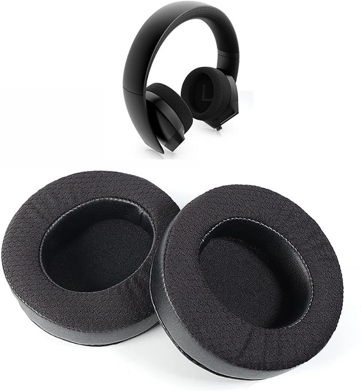 Amazon.com: AW510H Earpads Replacement Headphone Velvet Leather Ear ...