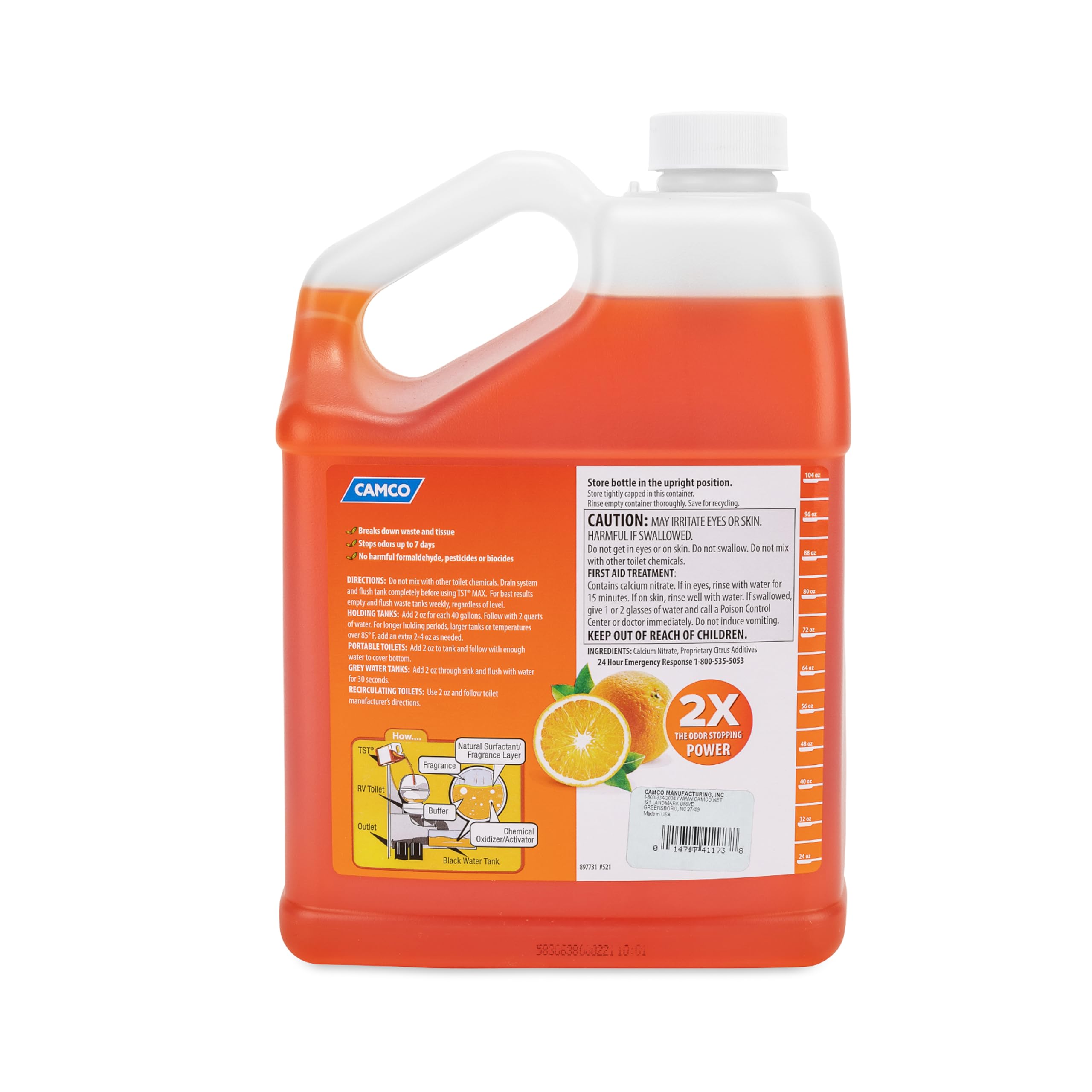 Snapklik.com : Camco TST MAX RV Toilet Treatment Features A ...