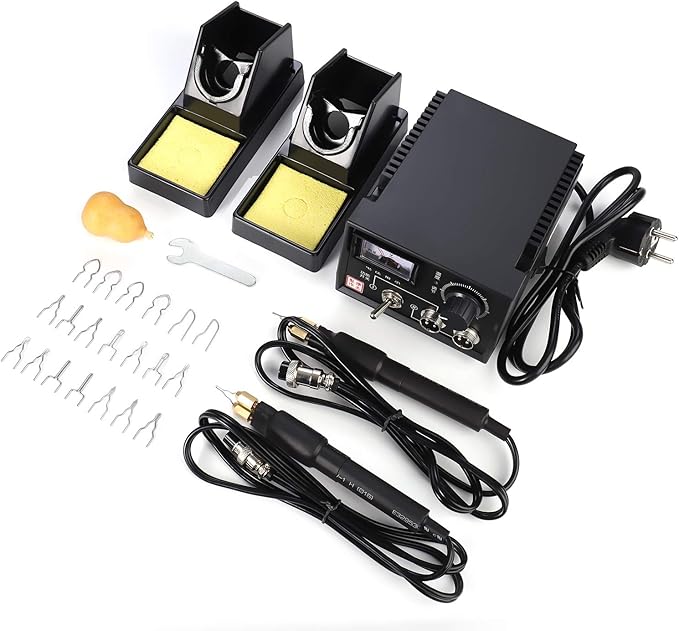 Amazon.com: 110V 60W Professional Double Socket Pyrography Machine ...