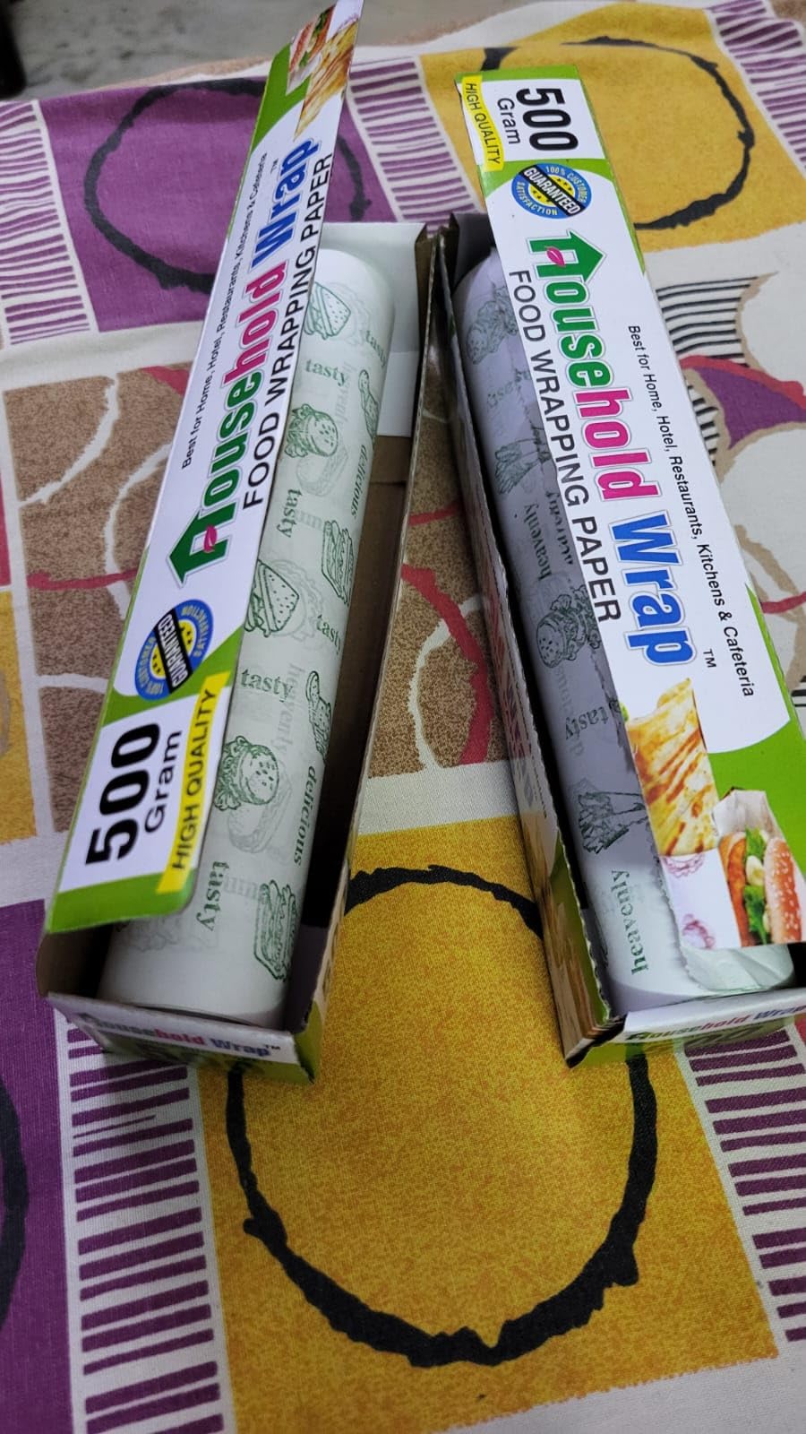 Buy Household Wrap 500 Gram Food Wrapping Paper Roll - Premium Non ...