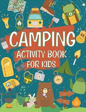 Camping Activity Book For Kids: Kids Activity Workbook With Camping ...