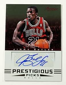 2012-13 Prestige Jimmy Butler #27 Prestigious Picks Auto Autograph ...