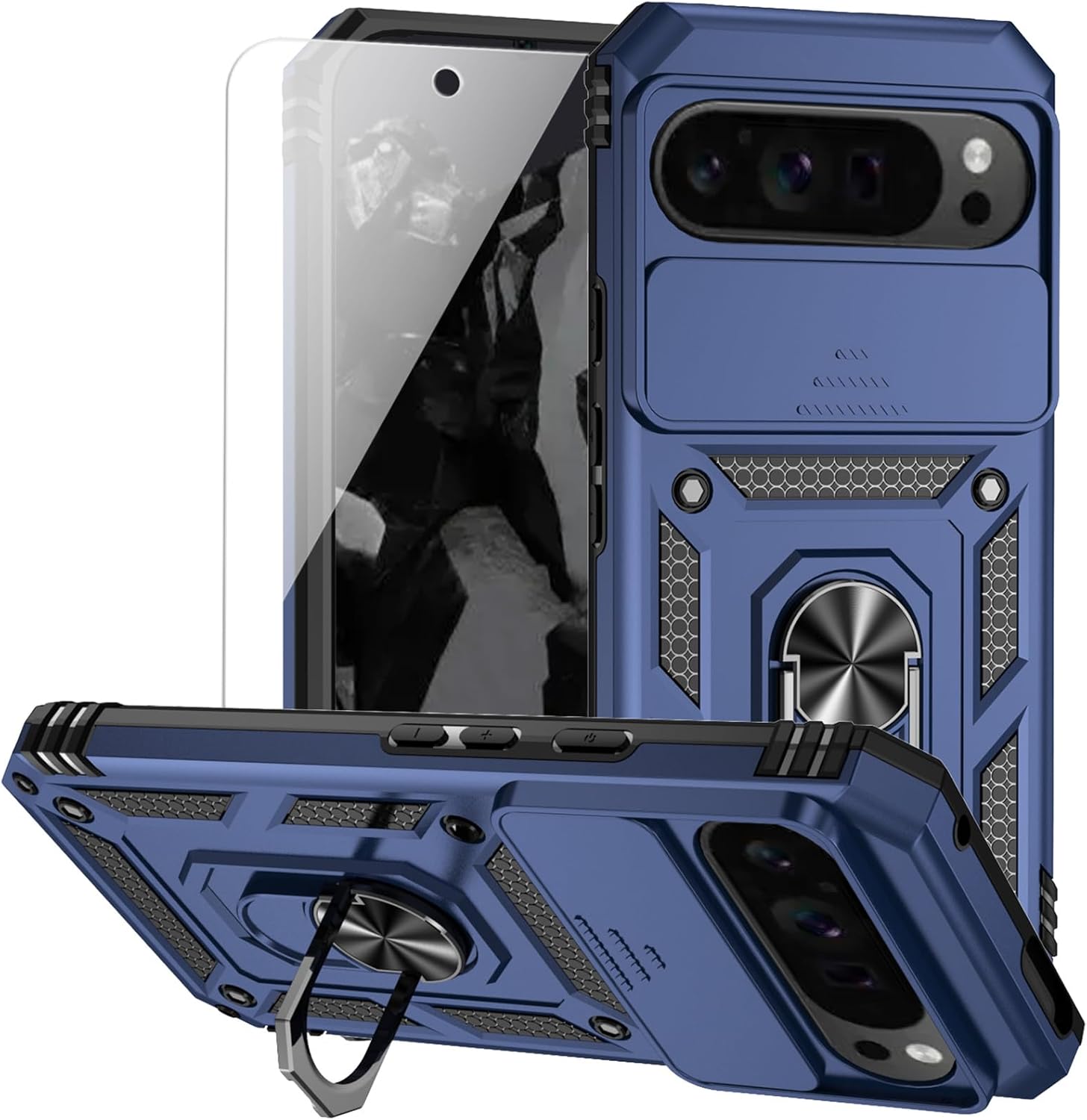 Amazon.com: for Google Pixel 9 Pro XL Case with Camera Lens Cover HD ...