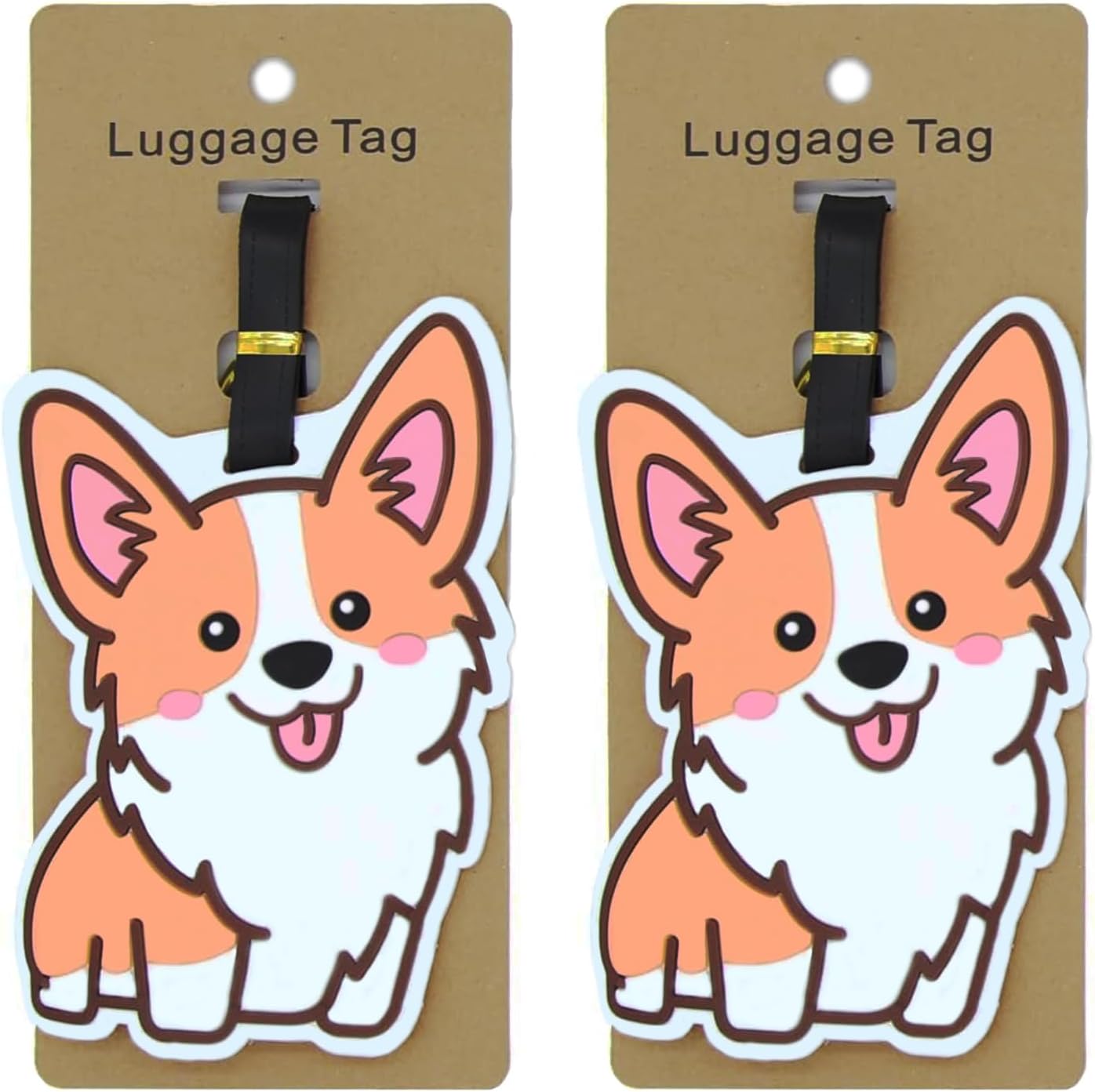 Amazon.com: RASDDER Fun Luggage Tag, Luggage Tags for Suitcases, Cute ...