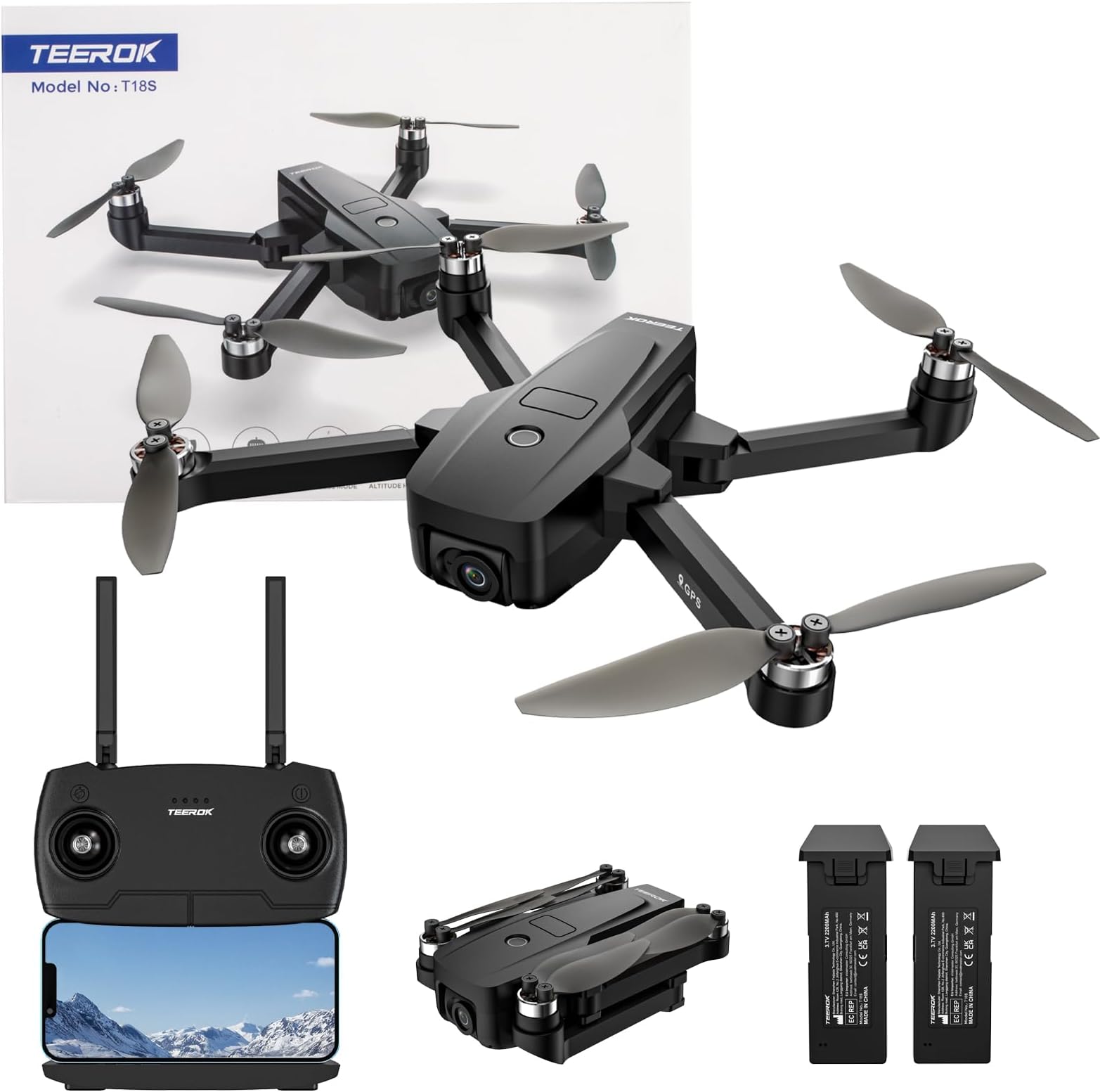 Amazon.com: A13 drones with camera for adults 4k HD dual camera ...