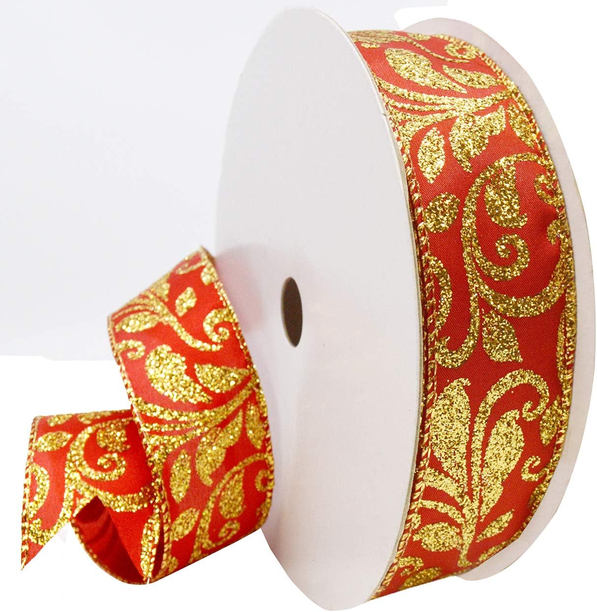 Amazon.com: Morex Ribbon Wired Regalia Ribbon, 1.5 inch by 100 feet ...