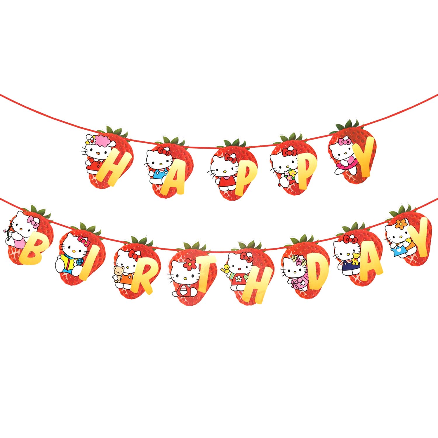 Party Propz 1 pc Hello Kitty Theme Bunting Banner For Hello Kitty Theme ...