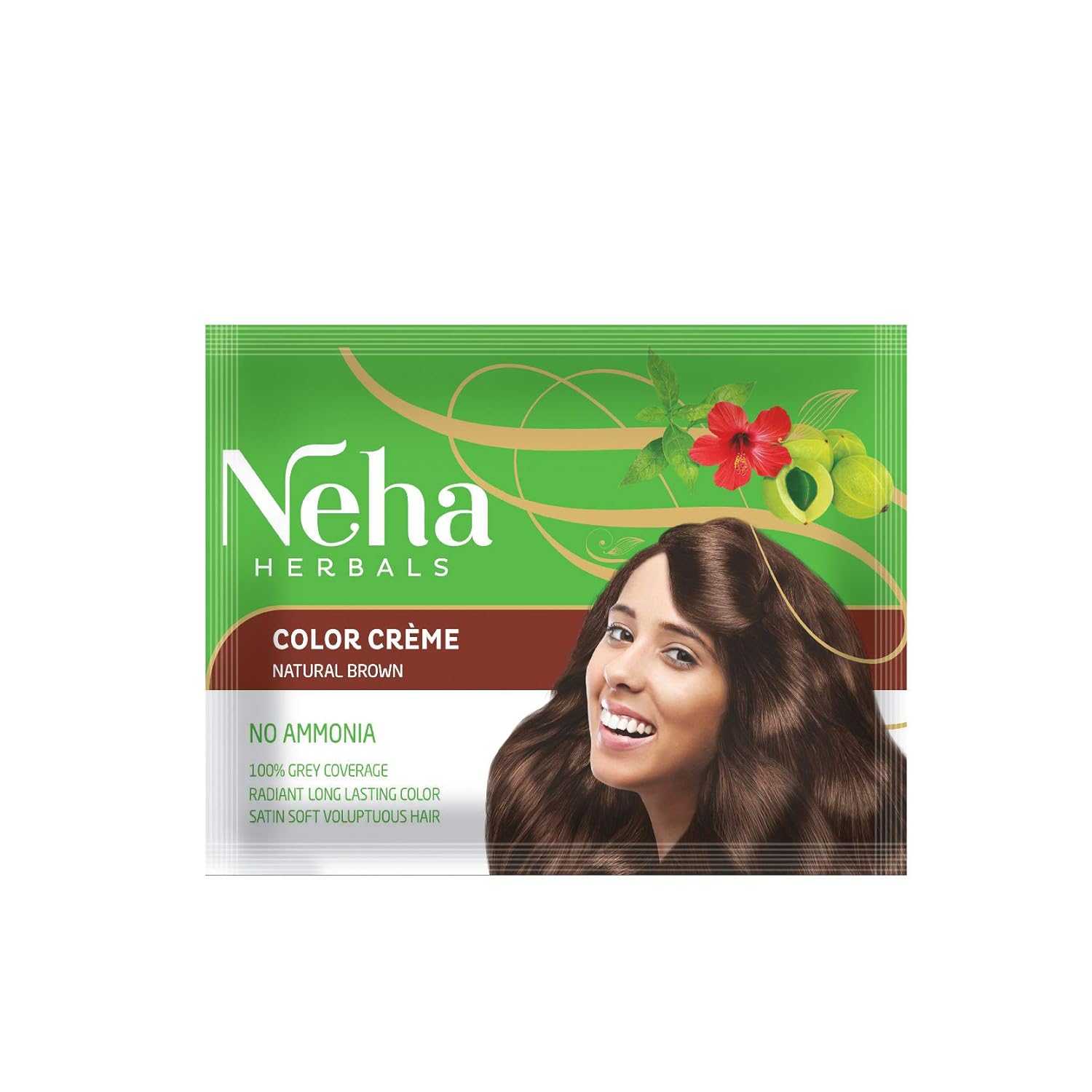 NEHA COLOUR CRÈME NATURAL BROWN 15ML (Pack of 10) : Amazon.in: Beauty