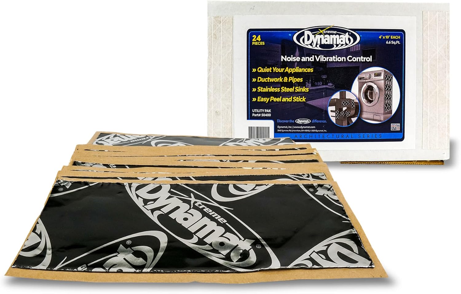 Dynamat Xtreme Architectural Utility Pak 24 - Sound Deadener Sheets ...