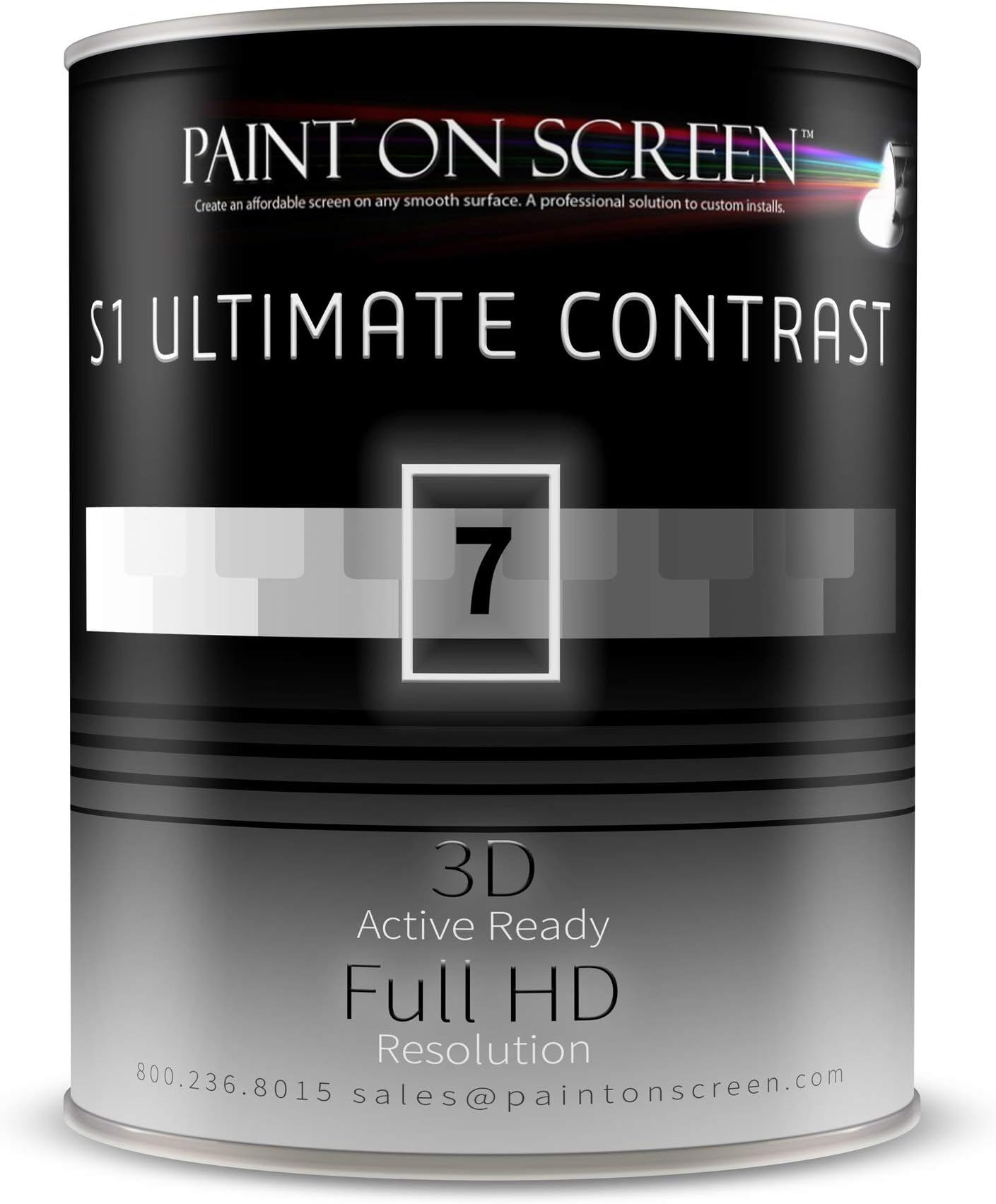 Paint on Screen S1 Ultimate Contrast Projector Screen Paint | Single ...