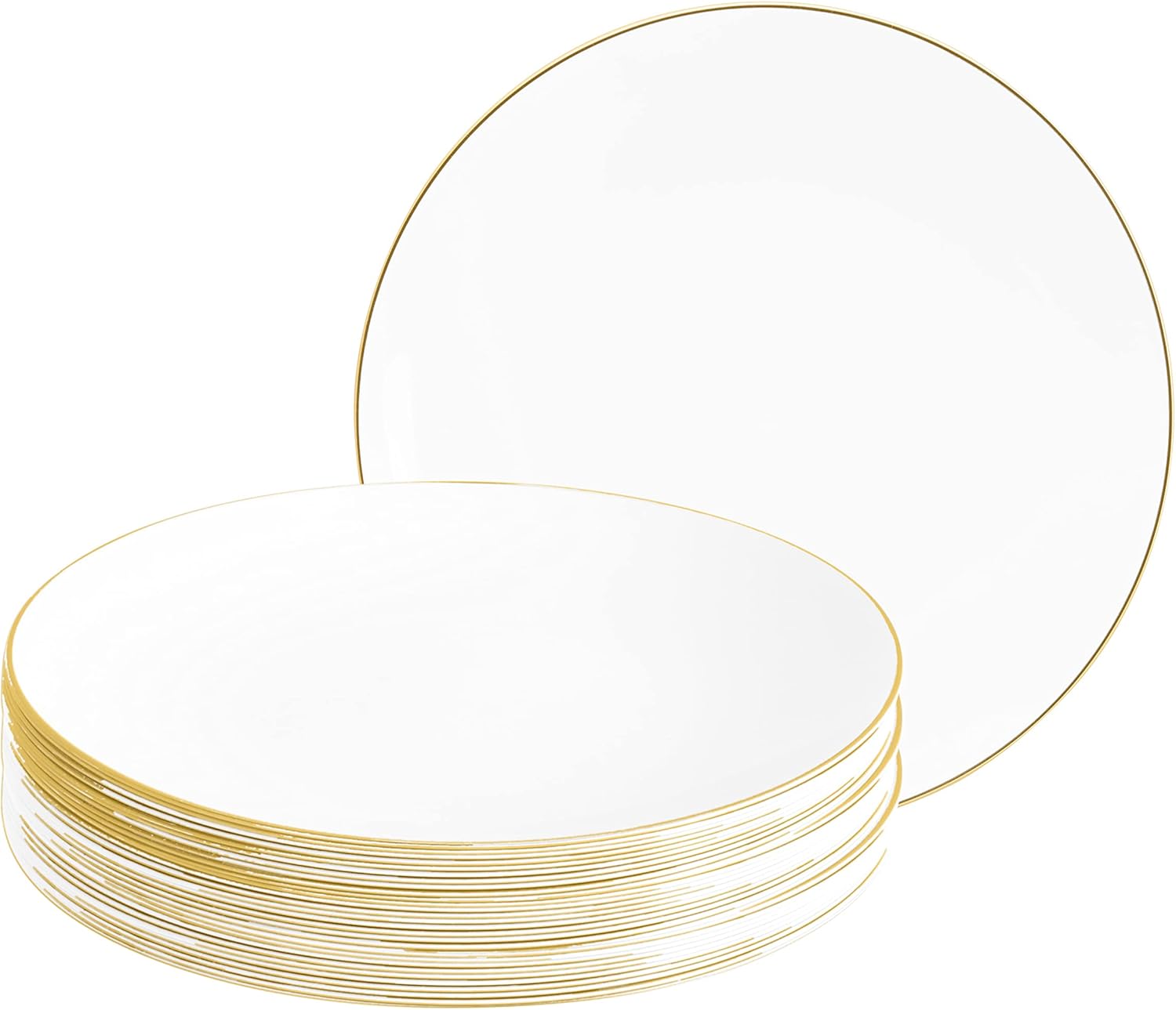 Amazon.com: LUXE PARTY NYC Plastic 30 Pack Dinnerware Plates ...
