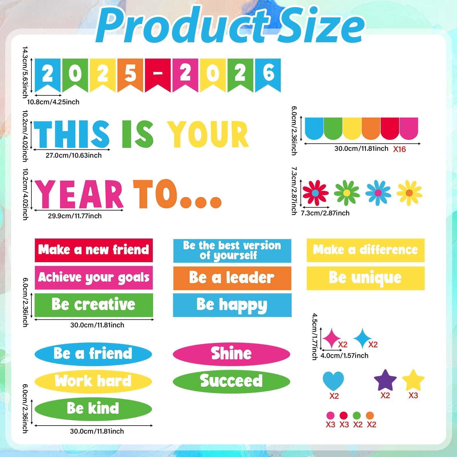 Snapklik.com : This Is Your Year Bulletin Board Set Inspirational ...