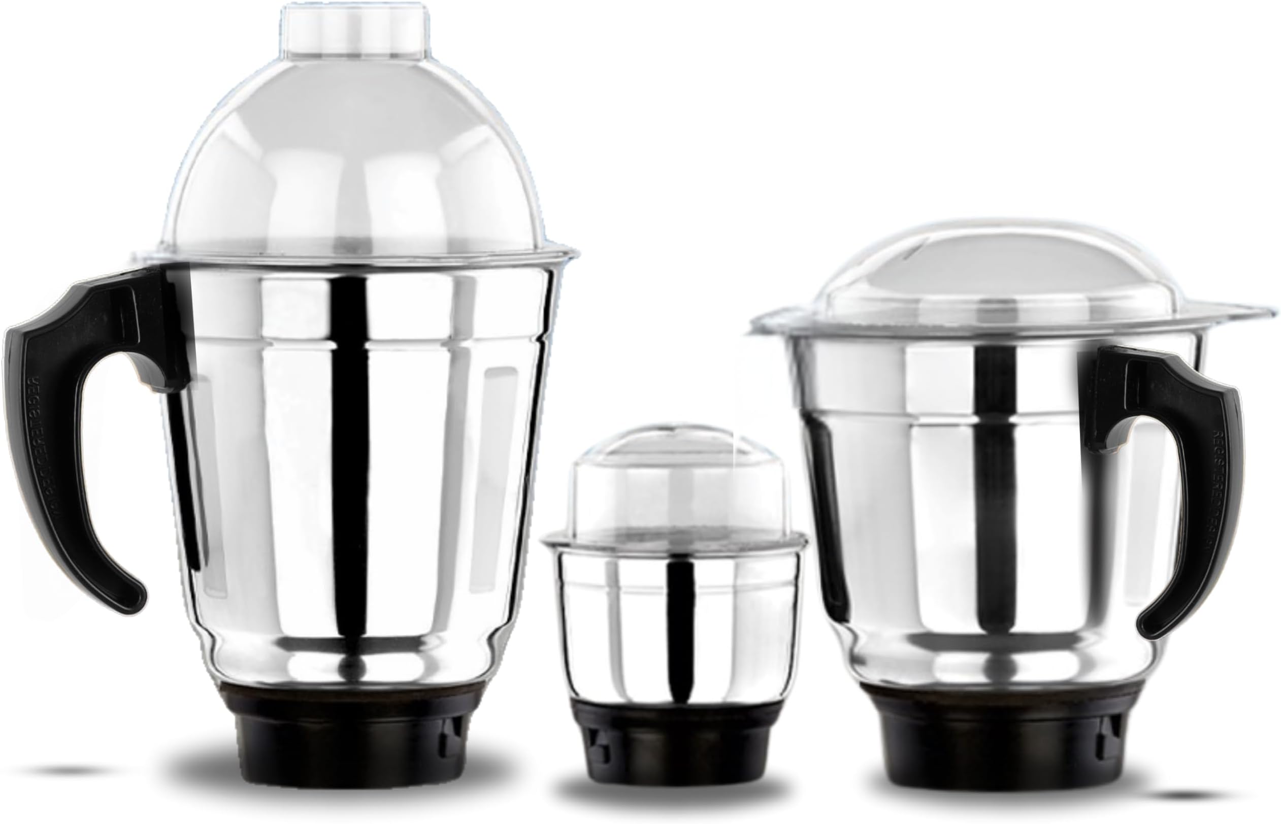 Buy Kimatsu Stainless Steel Jars for Mixer Grinder, Combo Jar Set ...