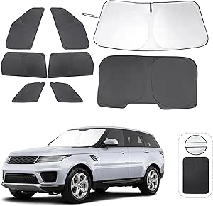 Amazon.com: 8PCS Windshield Sun Shade Custom Fit for 2014-2022 Land ...