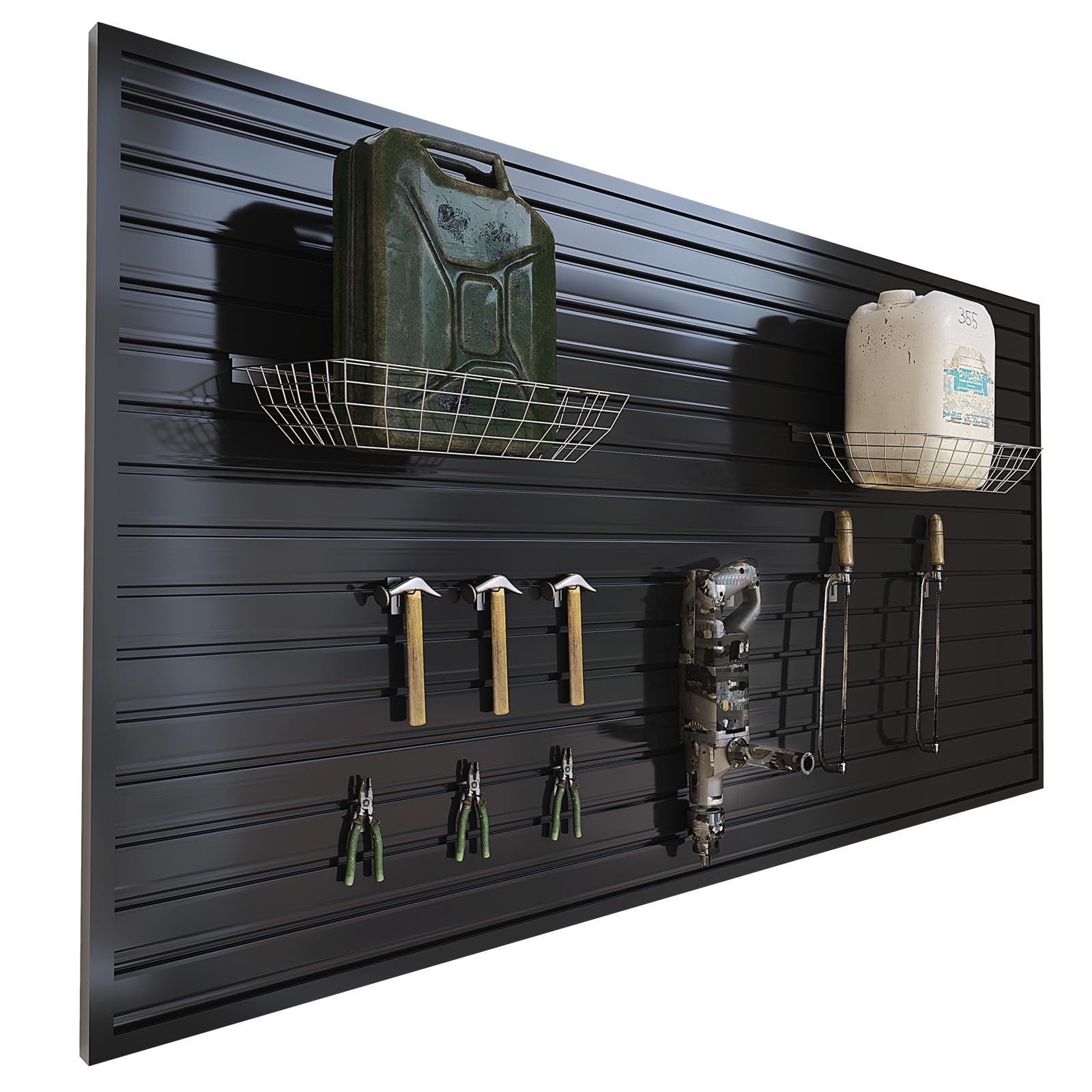 Snapklik.com : NeatiEase Slatwall Panel Wall Storage Systems, 4 X 8ft ...