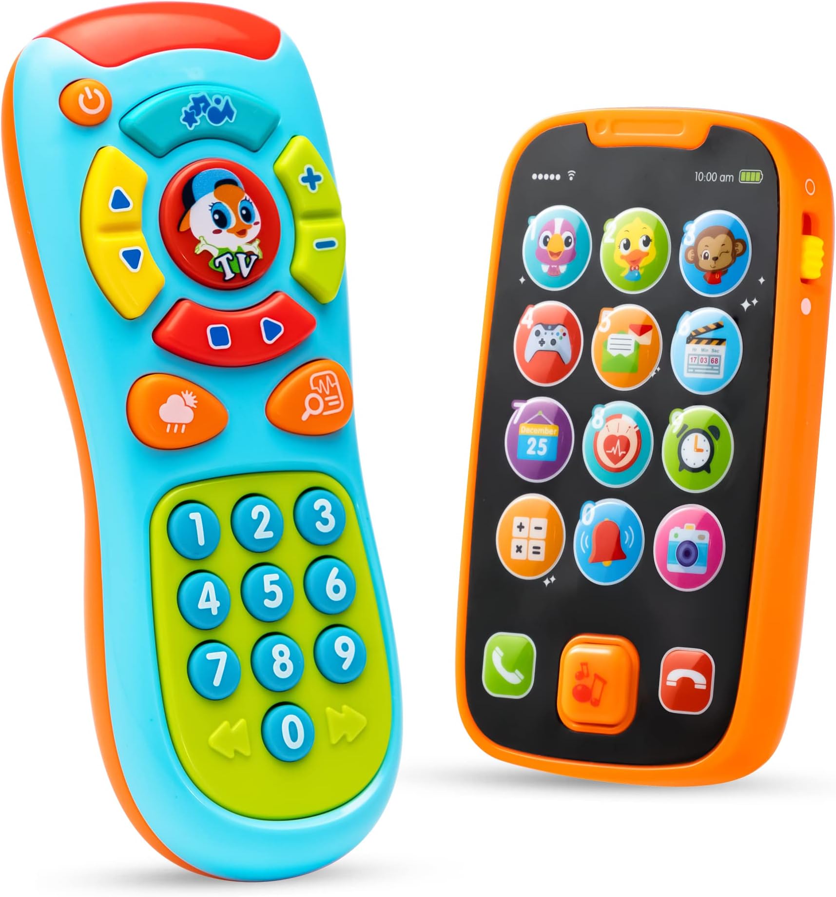 JOYIN Baby Learning Remote and Smartphone Bundle for 6-12 Months, Play ...