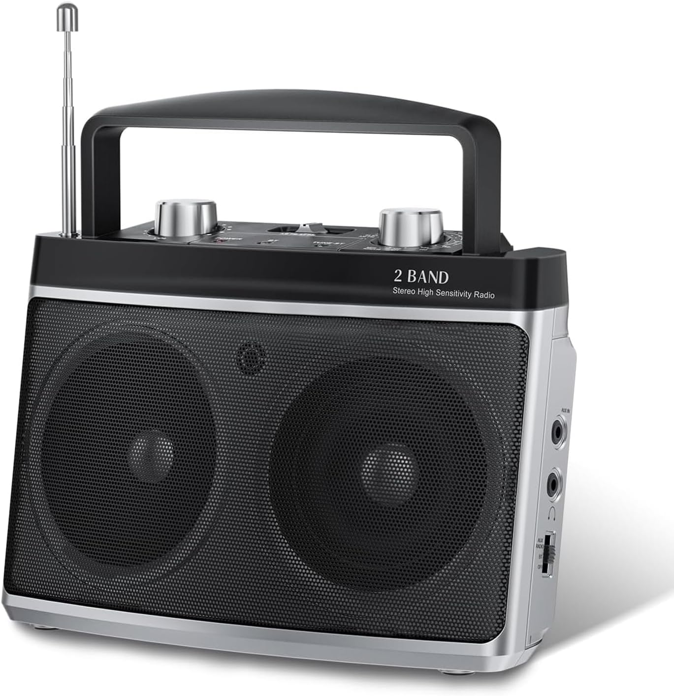 Amazon.com: HANNLOMAX HX-509R Portable AM/FM Radio, Bluetooth, USB/SD ...