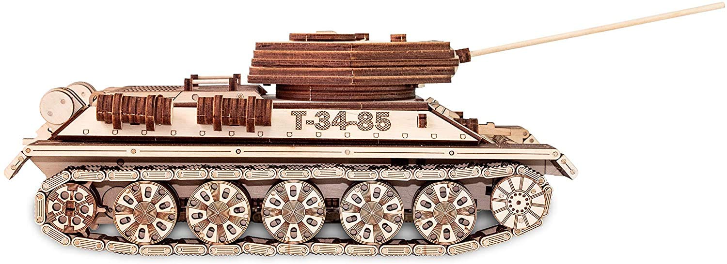 Buy EWA Eco-Wood-Art 3D Wooden Puzzle Tank for Adults and Teens – Tank ...