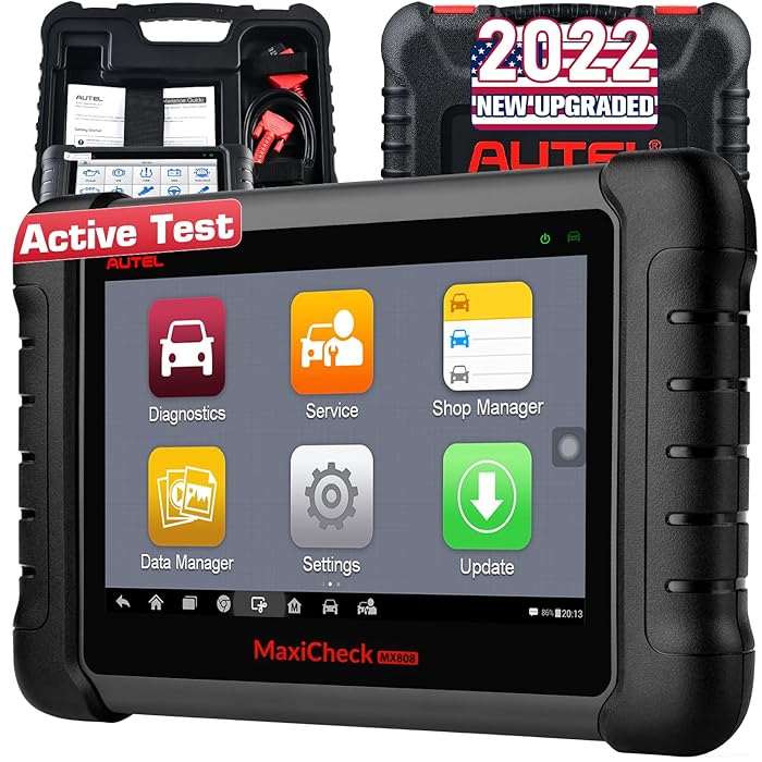 Buy Autel MaxiCheck MX808 Diagnostic Scan Tool, Bi-Directional Scanner ...