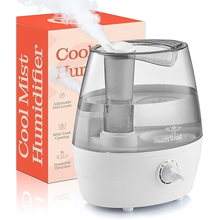 Amazon.com: Cool Mist Humidifier - 2.2L Water Tank, for Bedroom, Baby ...