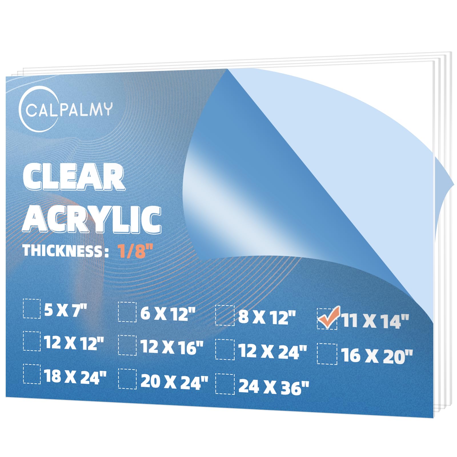 Snapklik.com : (4-Pack) 11x14 Clear Acrylic Sheet Plexiglass 1/8 Thick ...