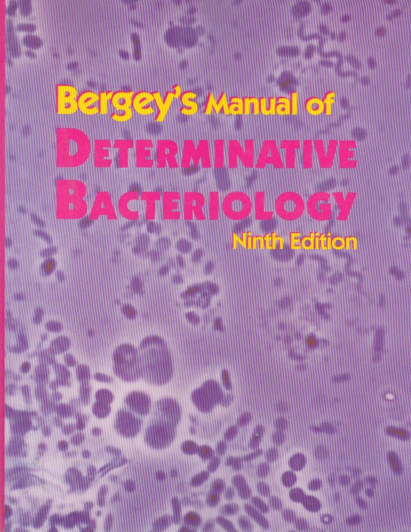 Bergey's Manual of Determinative Bacteriology: Holt PhD, John G ...