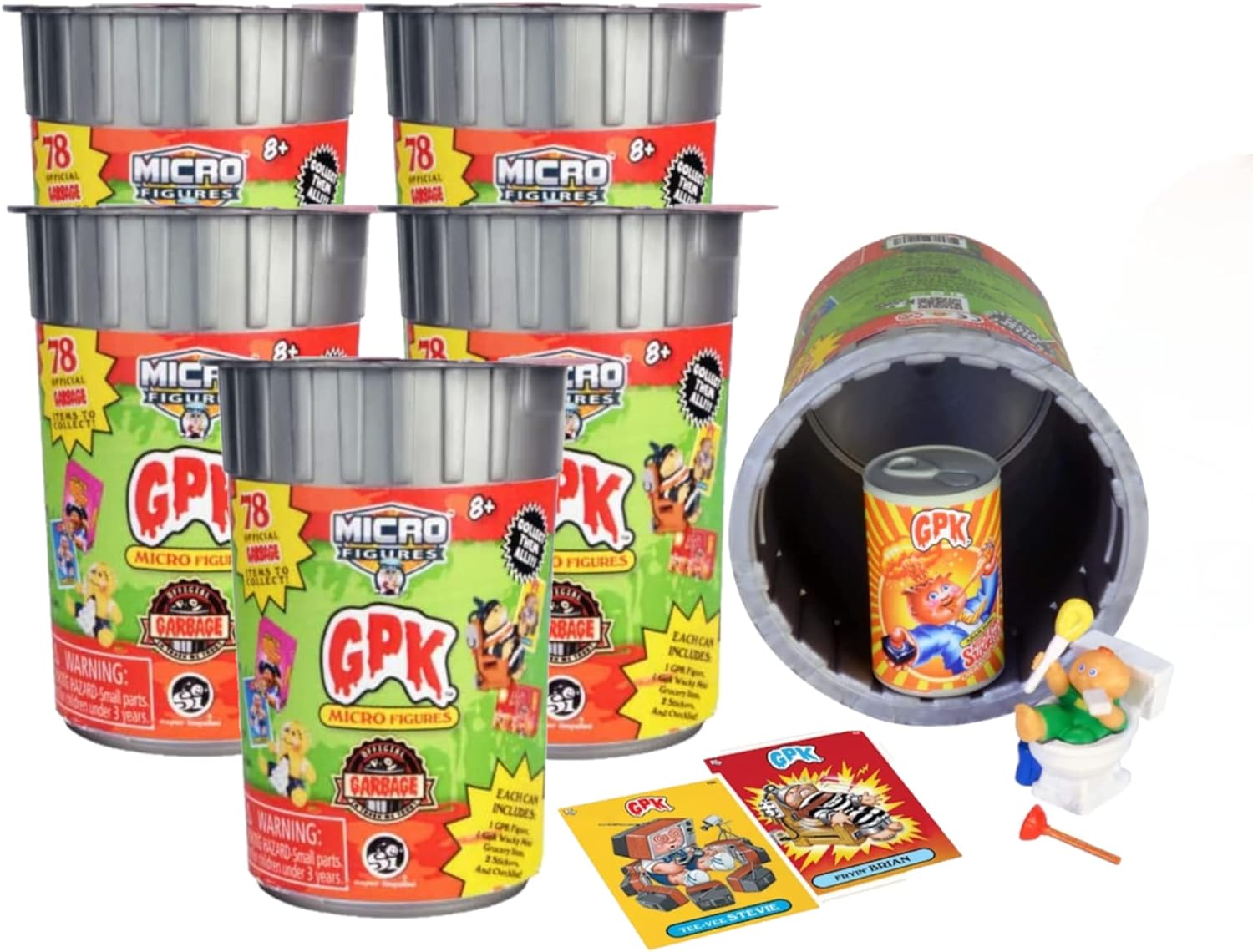 Garbage Pail Kids Micro Figures - Series 1 GPK Collection- Mystery Box ...