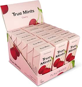 True Mints CHERRY Flavour (18-pack) - Sugar Free Mints - Xylitol Mints ...