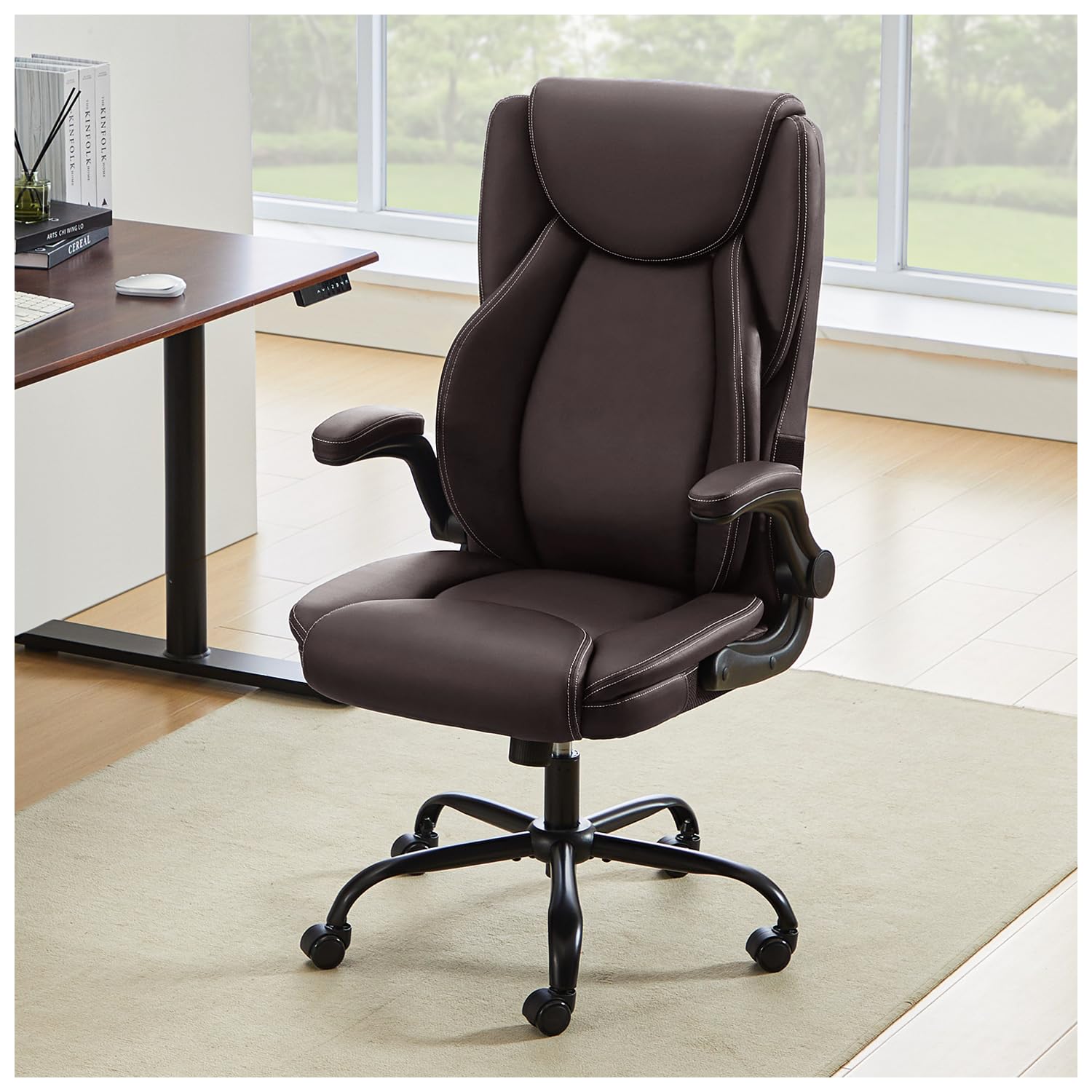 Amazon.com: 400lbs Big and Tall Office Chair, Ergonomic Home Computer ...
