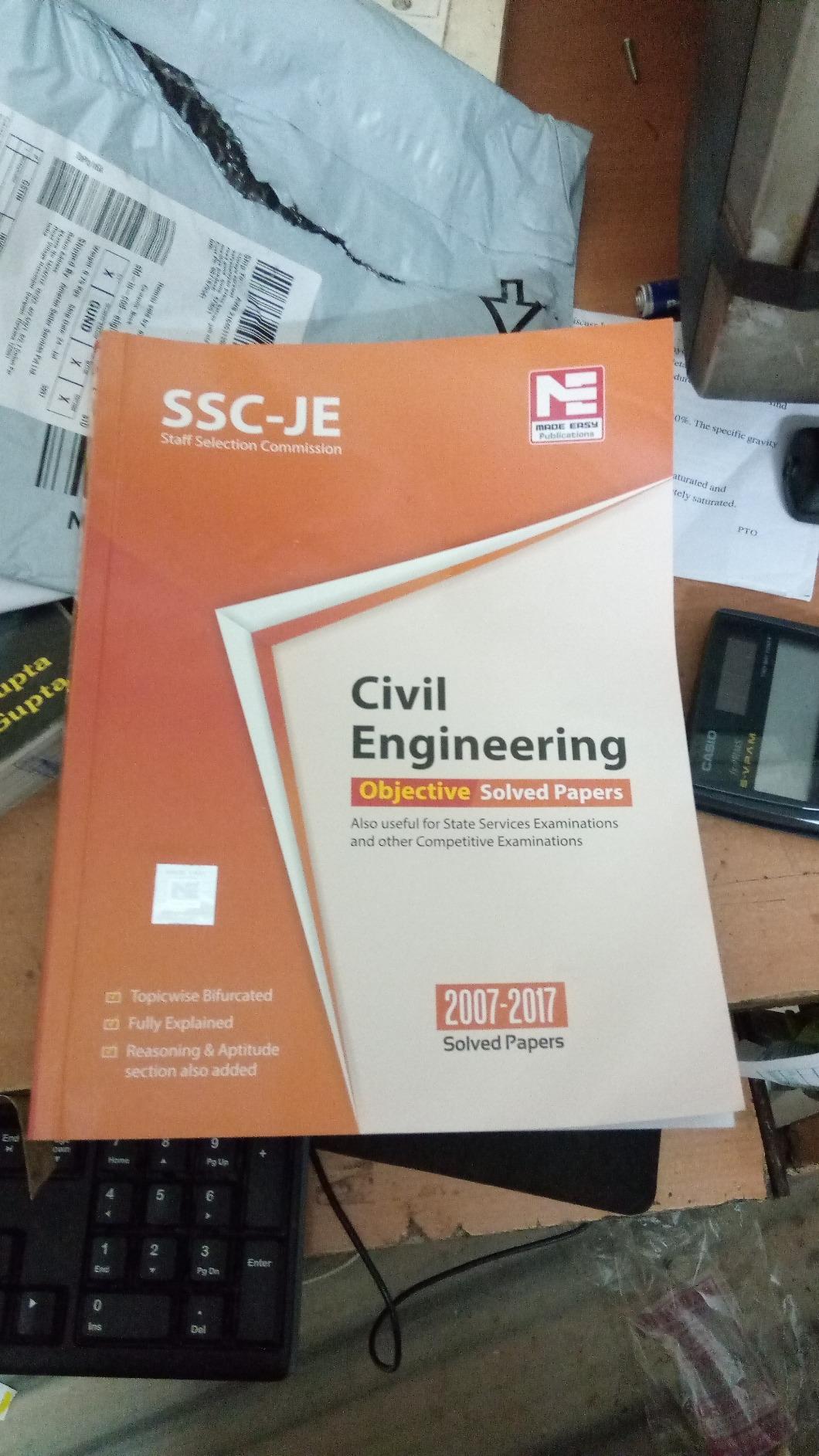 Buy SSC JE: Civil Engineering - Objective Solved Papers Book Online at ...