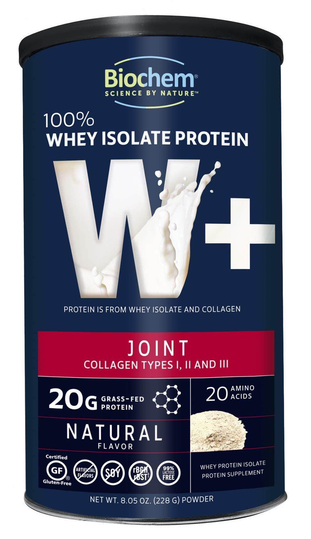 Buy Biochem 100% Whey Isolate Protein + Joint, 9.67oz, 0.05 Pound, Keto ...
