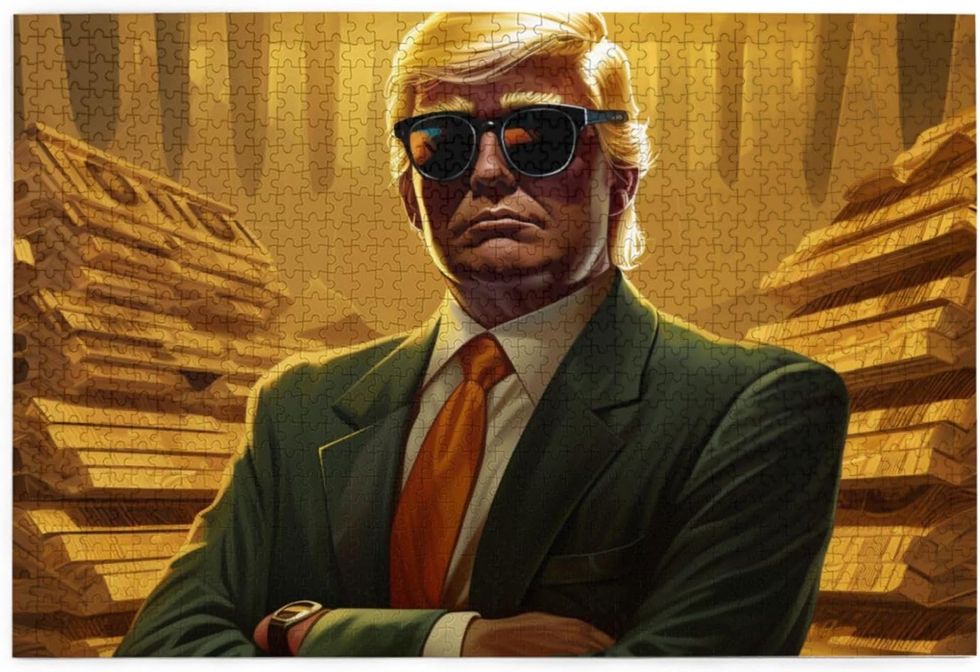 Amazon.com: Generic Sunglasses Trump Jigsaw Puzzle 1000 Piece for ...
