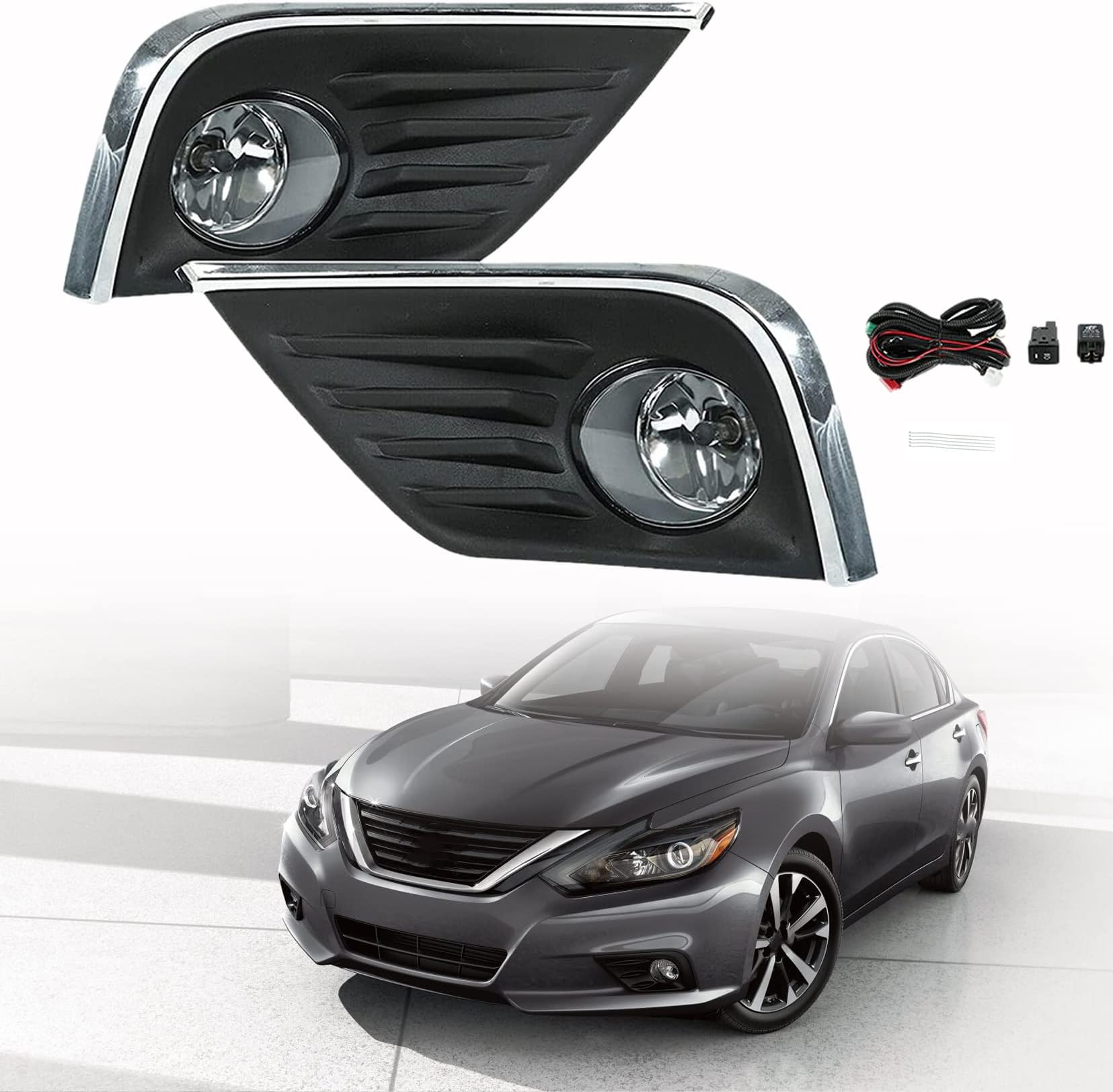 Amazon.com: SPIEGEER Fog Lights Assembly for 2016 2017 2018 Nissan ...