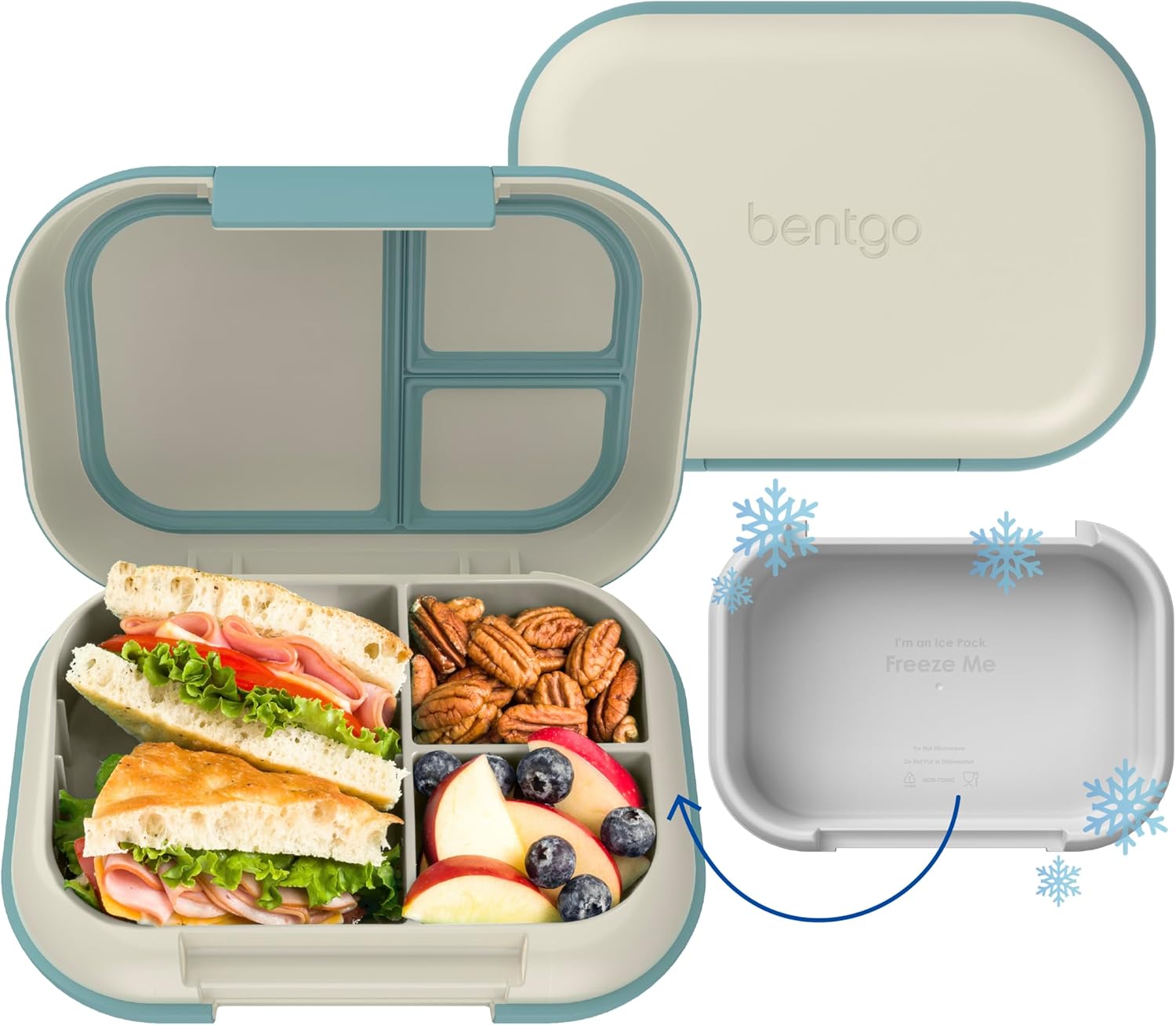 Amazon.com: Bentgo Chill Max Leak-Proof XL Lunch Box - Included Ice ...