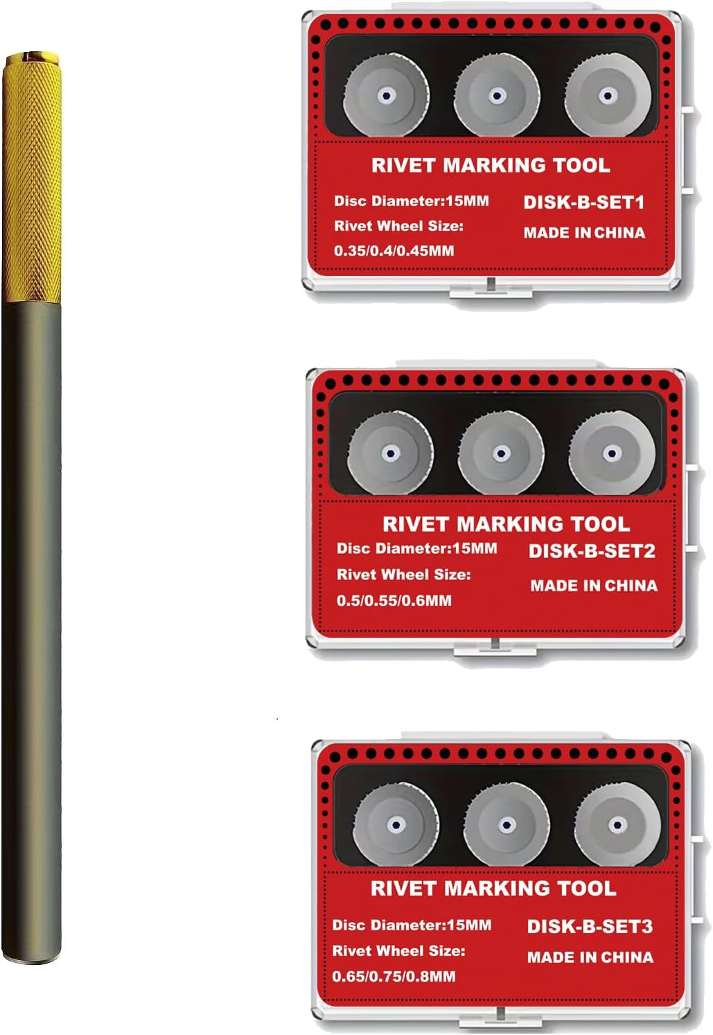 Amazon.com: HUBEST 3 Set Model Rivet Maker Tool with Handle for Model ...