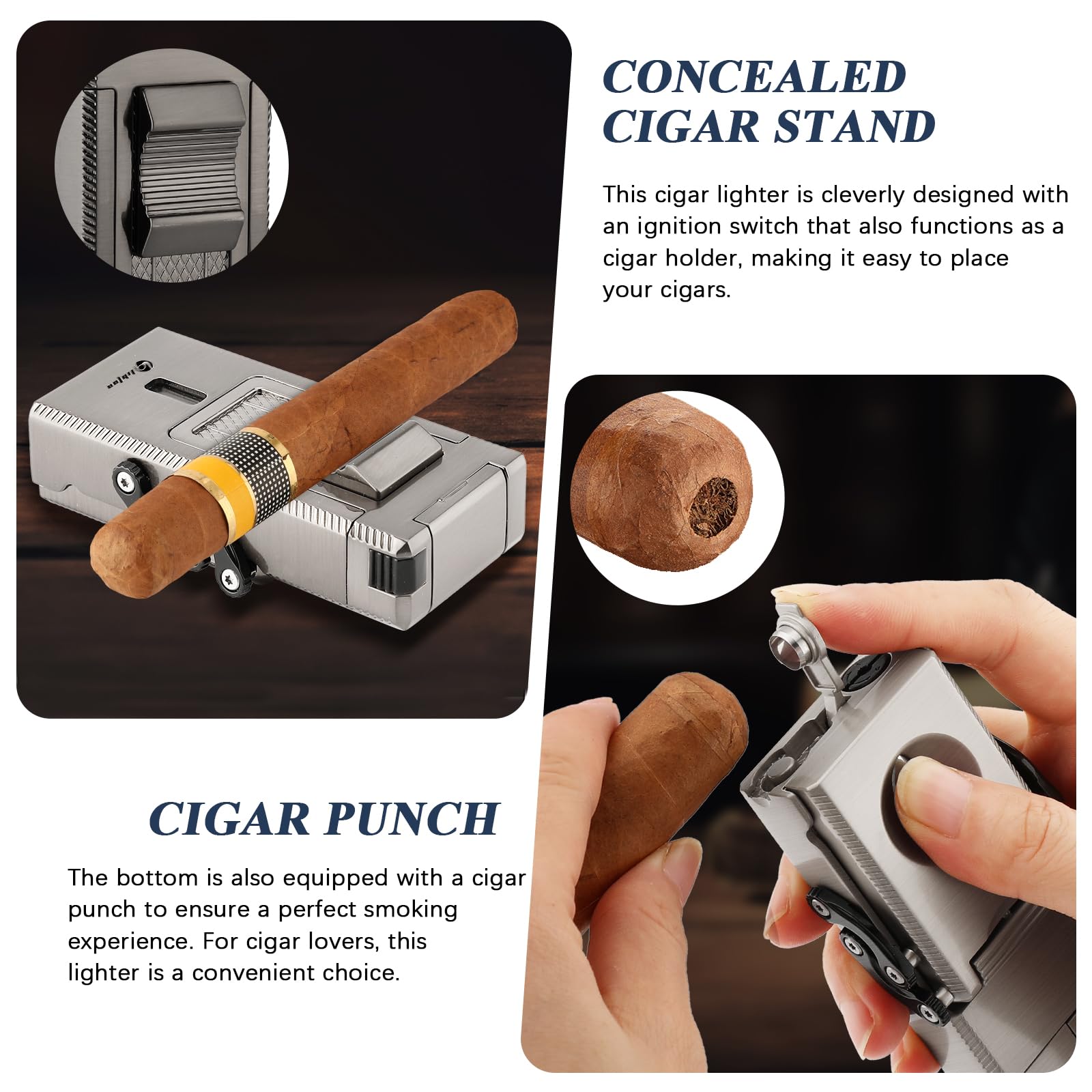 Snapklik.com : LIHTUN Multifunctional Torch Lighter - All-in-1 Cigar ...