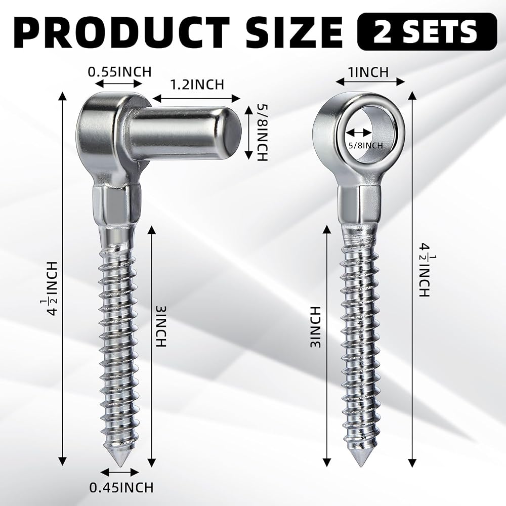 Zonon 2 Pair One Piece 304 Stainless Steel Gate Nepal | Ubuy