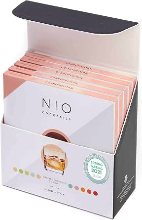 NIO Cocktails - Cosmopolitan Ready to Drink, Containing 5 x 100 ml ...