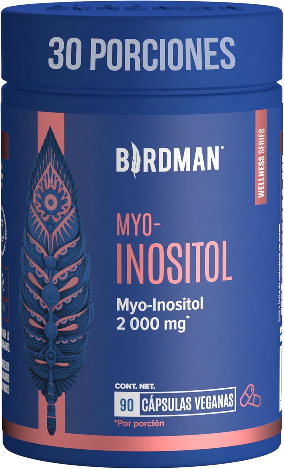 Birdman Myo Inositol 2000 mg | Suplemento Premium | Fórmula Limpia Sin ...