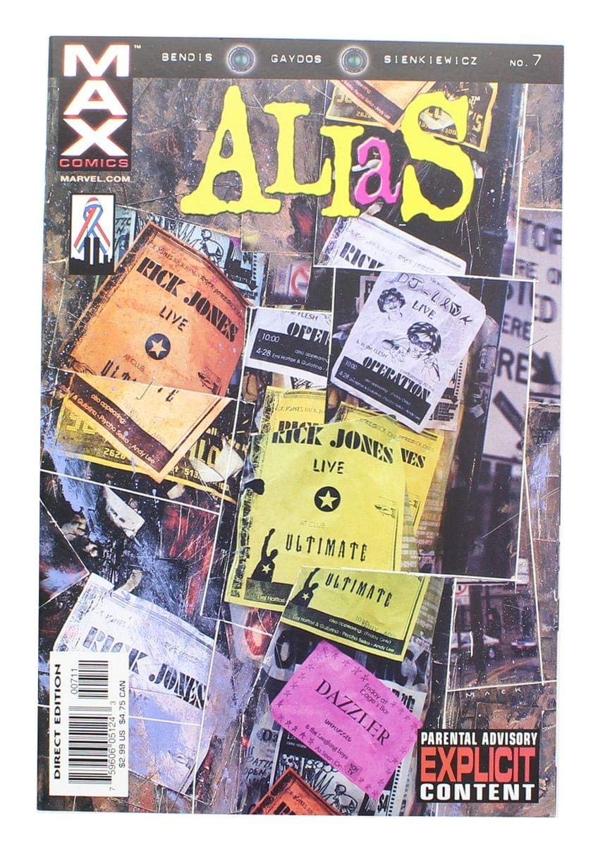 Amazon.com: Max Comics Alias #7: Brian Michael Bendis, Bill Sienkiewicz ...