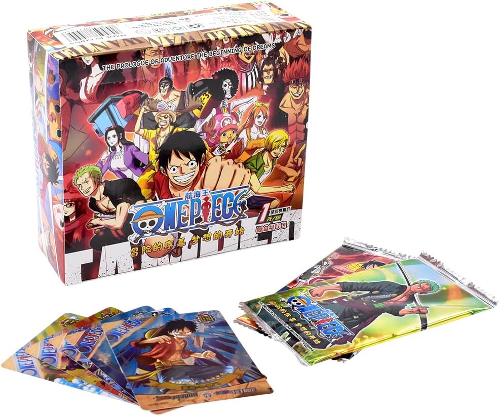 Onepiece Anime Cards, 180PCS Luffy Anime Trading Cards Onepiece ...