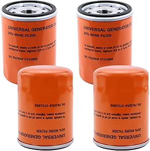 Amazon.com : 070185ES Oil Filter Compatible with Generac Guardian 8 ...