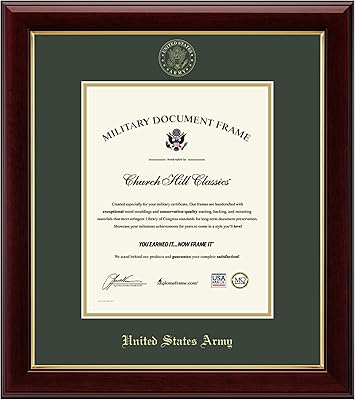 Amazon.com - Church Hill Classics - United States Army 8.5" W X 11" H ...